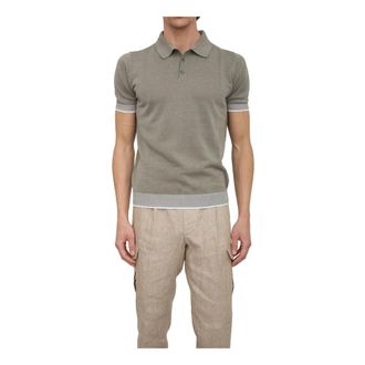 PESERICO Klassisches Polo-Shirt f&uuml;r M&auml;nner - - Tops - Herren - Gr&uuml;n - M