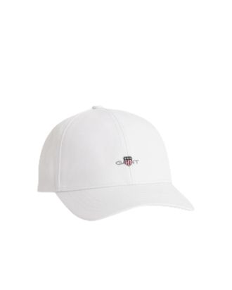 GANT Unisex HIGH Shield Cotton Twill Cap Baseballkappe, White, One Size