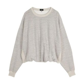 R13 R13 SweaT-shirt Balloon New York 13 - Gris - Femme - Sweatshirts et sweats &agrave; capuche - Gris - Taille: 38 FR