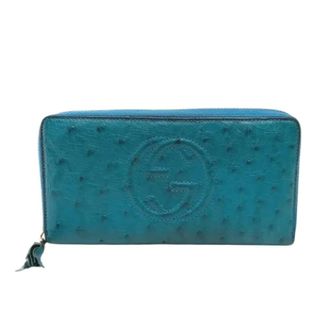 Gucci Pre-owned Leder Portemonnaies - - Pre-owned - Damen - Blau - ONE SIZE
