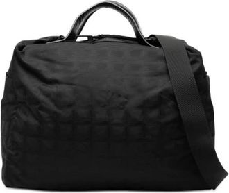 Chanel unisex, Pre-owned, Noir, Taille: ONE Size Sac de voyage en nylon Pre-owned