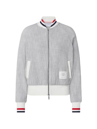 Thom Browne Blouson aviateur en coton Rwb