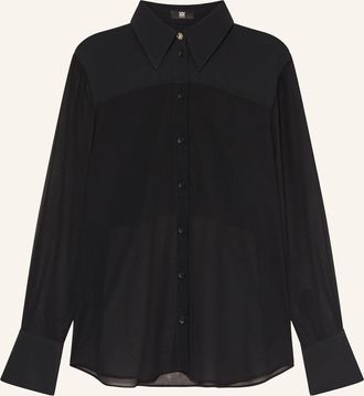 Riani Riani Hemdbluse Mit Seide schwarz