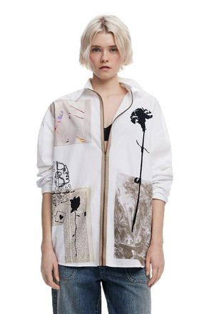 Desigual Shirt_RECORTES_Lacroix, 1000 White, S/M