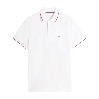 Tommy Hilfiger Regular Fit Performance Jersey Polo - - Tops - Herren - Wei&szlig; - 2XL