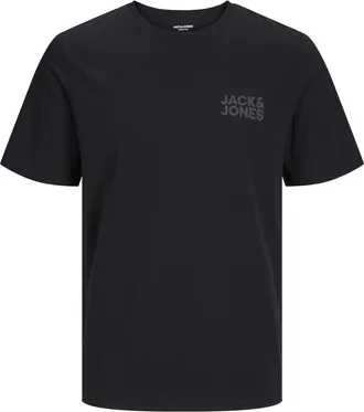 Jack & Jones JJECORP Logo Tee SS O-Neck NOOS, Black/Detail:small Print/White, M