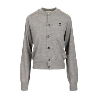 Ami Ami de Coeur Cardigan - - Knitwear - Damen - Grau - 2XS