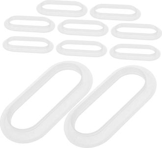 Valiclud Kunststoffgriffe 10 Stück Für Umzugskartons Transparent Robust Einfache Befestigung Ergonomisch Tragegriffe Umzugslösung Griffzubehör