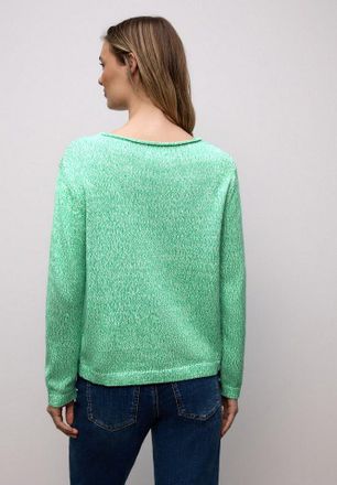 Street One Strickpullover im Two-Tone-Look