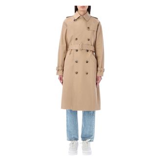 A.P.C. Beiger Greta Trenchcoat Oberbekleidung - - Coats - Damen - Beige - S