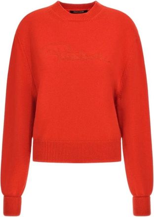 Roberto Cavalli Roter Strickpullover - - Knitwear - Damen - Rot - L