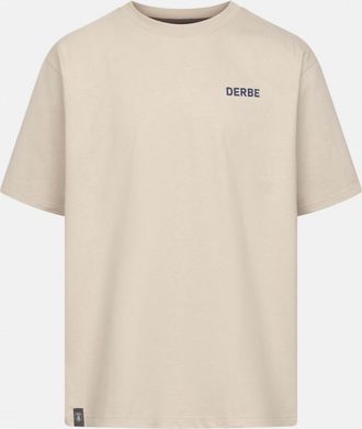 Derbe Derbe T-Shirt Moin Franz Herren Beige GOTS Organic