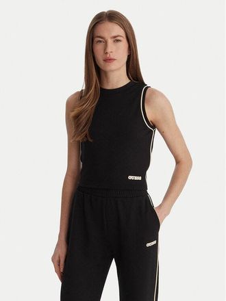 Guess Top V6GP17 K3215 Schwarz Regular Fit