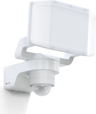 Steinel LED Strahler XLED PRO Expanse S Wei&szlig;, 240&deg;/12 m Bewegungsmelder, Panorama Flutlicht, LED Panel voll schwenkbar, 14.3 W, 3000K, IP54