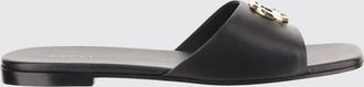 Gucci GG Marmont Mules aus Nappaleder mit niedrigem Absatz und Monogramm von