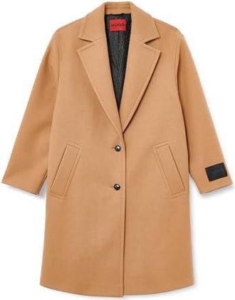 HUGO BOSS Matea-1 Manteau, Open Brown, 46 Women