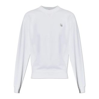 Dsquared2 Sweatshirt mit Applikation in Logoform - - Sweatshirts & Hoodies - Damen - Wei&szlig; - L
