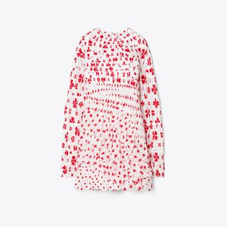 Tory Burch Damen Cap Taftkleid