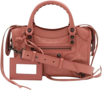 Balenciaga Sac bandouli&egrave;re mini vintage Pre-owned - Femme - Pre-owned - Rose - Taille: ONE Size