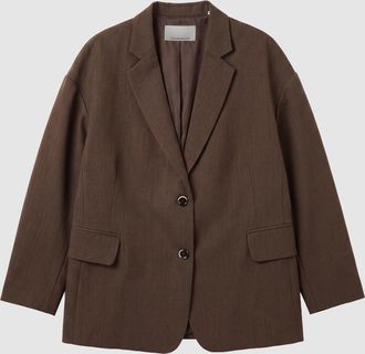 Nine In The Morning Blazer Tecla Legno