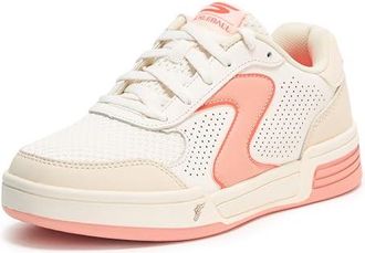 Skechers Femme Viper Court Classic Basket, Off White Leather/Textile/Synthetic/Pink T, 38 EU