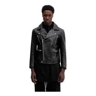 Neighborhood Leather Riders Jacket - - Jackets - Herren - Schwarzk - M