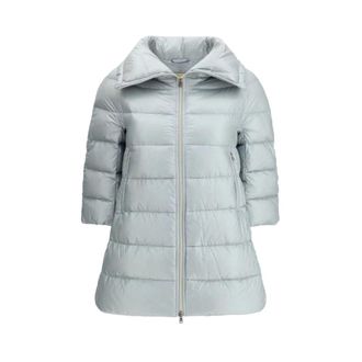 Herno Femme, Vestes, Bleu, Taille: 42 FR Midi Down Jacket