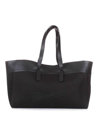 Borsalino Sac Cabas - Gris Fonc&eacute;