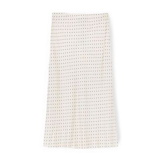 Motivi Midirock aus Satin mit Polka-Dots - - Skirts - Damen - Wei&szlig; - XS