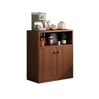 Generic Gro&szlig;z&uuml;giges Sideboard, Aufbewahrungsschrank mit abgerundeten Massivholzgriffen, Kleiner Couchtisch aus MDF-Massivholz, geeignet for Wohn- und Esszimme