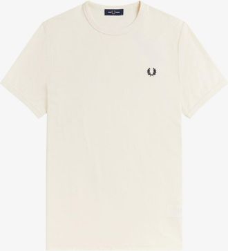 Fred Perry Softes T-Shirt aus Baumwolle mit Logo-Stickerei in