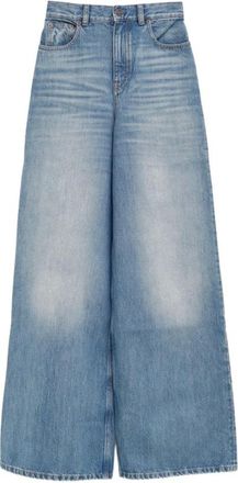 Chlo&eacute; Femme, Jeans, Bleu, Taille: W29 Jean &Eacute;vas&eacute; Taille Haute