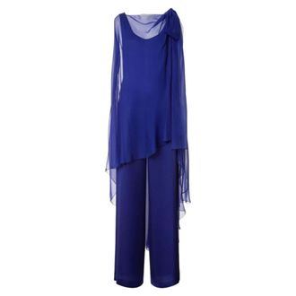 Alberta Ferretti Femme, Combinaisons et Ensembles, Bleu, Taille: 42 FR Combinaisons