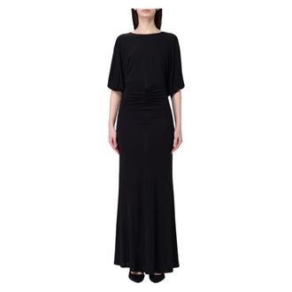 Twinset Elegantes Kleid f&uuml;r Stilvolle Anl&auml;sse - - Dresses - Damen - Schwarzk - XL