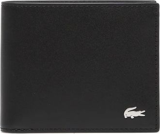 Lacoste Portemonnaie mit Logo - Schwarz