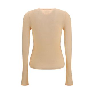 Chlo&eacute; Womens Orange Wool Oves Aries Sweatshirt Clothing