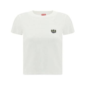 Kenzo Femme, Tops, Blanc, Taille: 40 FR Haut de sport en coton