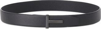 Tom Ford G&uuml;rtel - T Icon Leather Belt - Gr. 105 - in Schwarz - f&uuml;r Damen