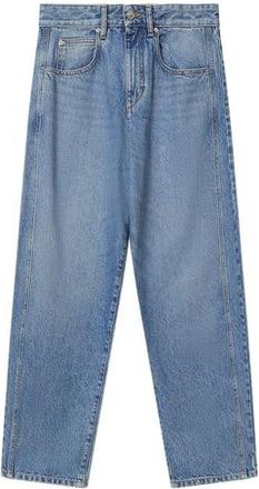 Isabel Marant Pantalon Oriane barrel en denim d&eacute;lav&eacute;