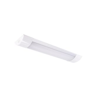 Licht-Erlebnisse LED Unterbauleuchte IP42 Weiß Wandleuchte mit Schalter neutralweißes Licht 4000 K 930 lm 30 cm breit Wandlampe Bad Küche