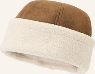 Loevenich Loevenich Hut In Lederoptik Mit Teddyfell braun
