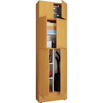 ebuy24 Holz Besenschrank Putzschrank Lona SA