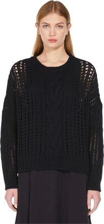 Max Mara Femme, Pulls, Bleu, Taille: 46 FR Trui Grammo