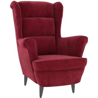 vidaXL Sessel Weinrot Samt Vidaxl 24069