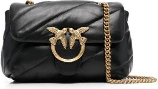 Pinko Pinko, Homme, Sacs, Noir, Taille: ONE Size Mini Love Bag Puff