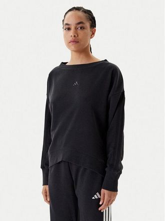 adidas Sweatshirt Seasonal Essentials 3-Stripes JM1900 Schwarz Regular Fit