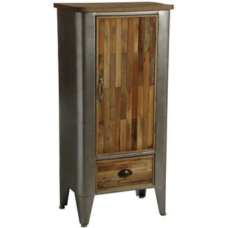 Aubry Gaspard Armoire en bois et métal Alizé