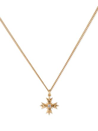 Emanuele Bicocchi Halskette mit Crest-Anhänger - Gold