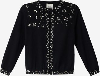 Isabel Marant Cardigan Amaria En Soie - Femme - Noir - Taille34 - Isabel Marant