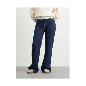 Casablanca Femme, Pantalons, Bleu, Taille: 38 FR Tricot Track Pants